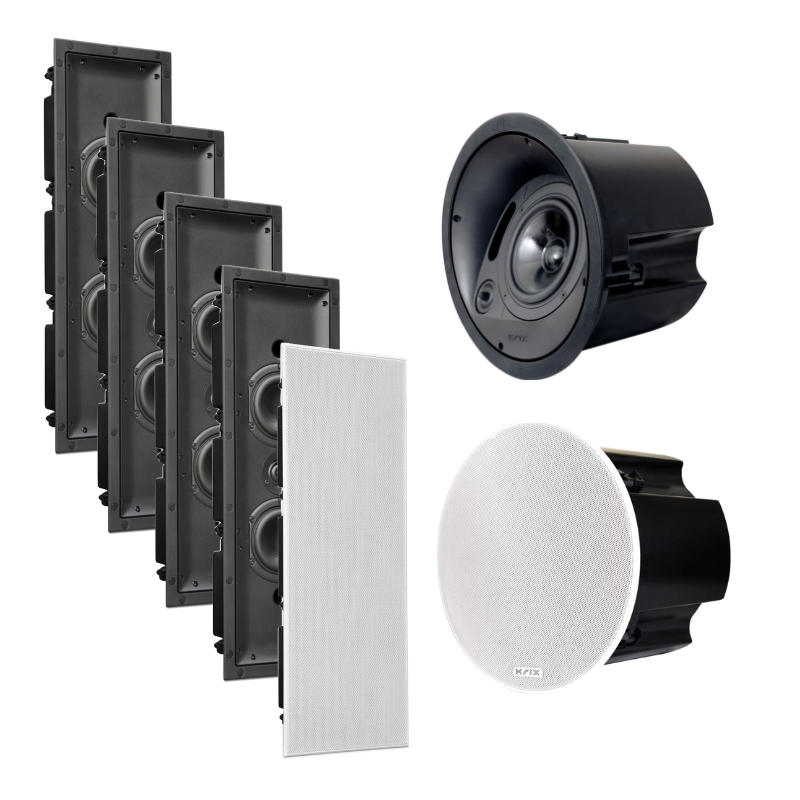 Krix Dolby Atmos 512 IW-50 Surround Speaker Package (Fully Installed)